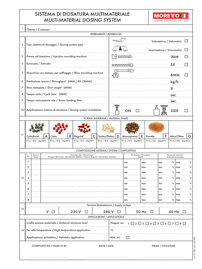 Gravimetric Ficha Dimens 9.80.128.14 | PDF
