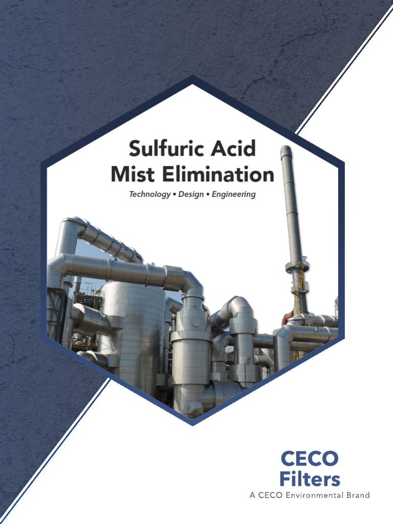 Sulfuric Acid Mist Elimination Solutions | PDF | Drop (Liquid) | Gases