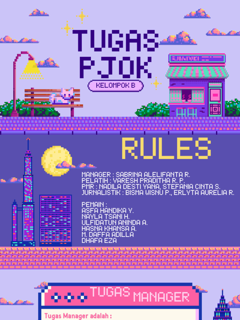 Purple and Pink Pixel Retro Nostalgia Fever Fandom Game Presentation ...