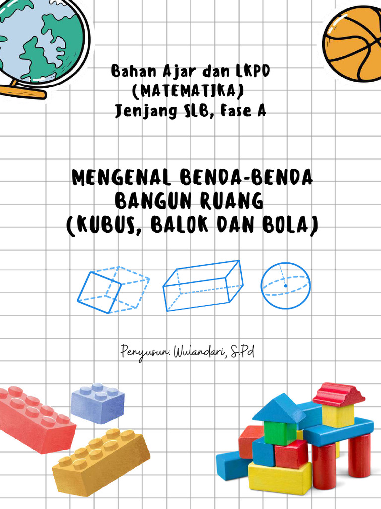 9267 Bahan Ajar Dan LKPD Bangun Ruang SLB Fase A - 2 - Compressed | PDF