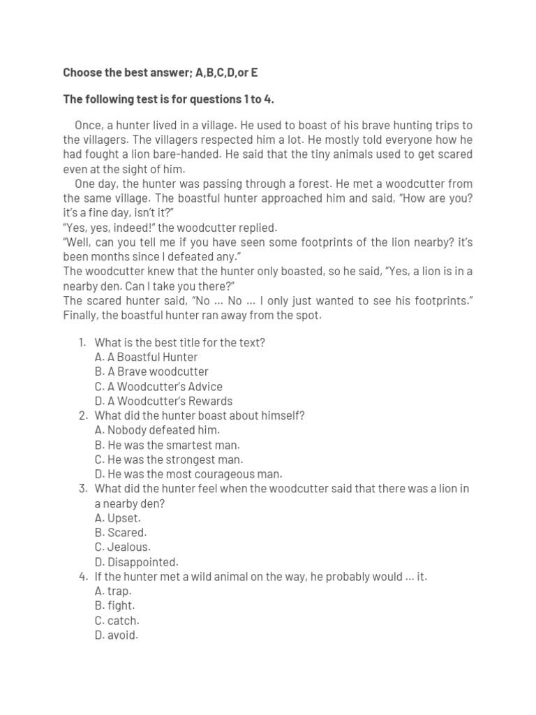 soal narrative text | PDF