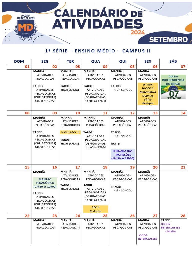 Cal Set 1serie 2024 | PDF