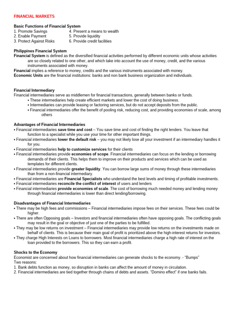 FIN202 Chapter1 | PDF