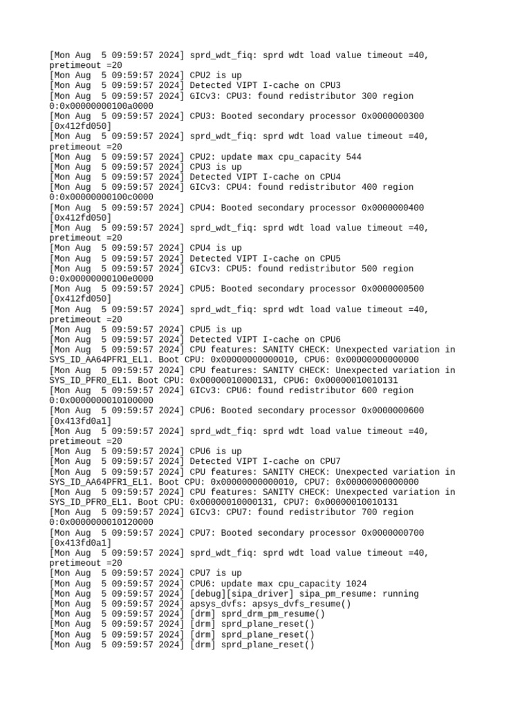 Standby Kernel Log 2024 0805 100644 | PDF