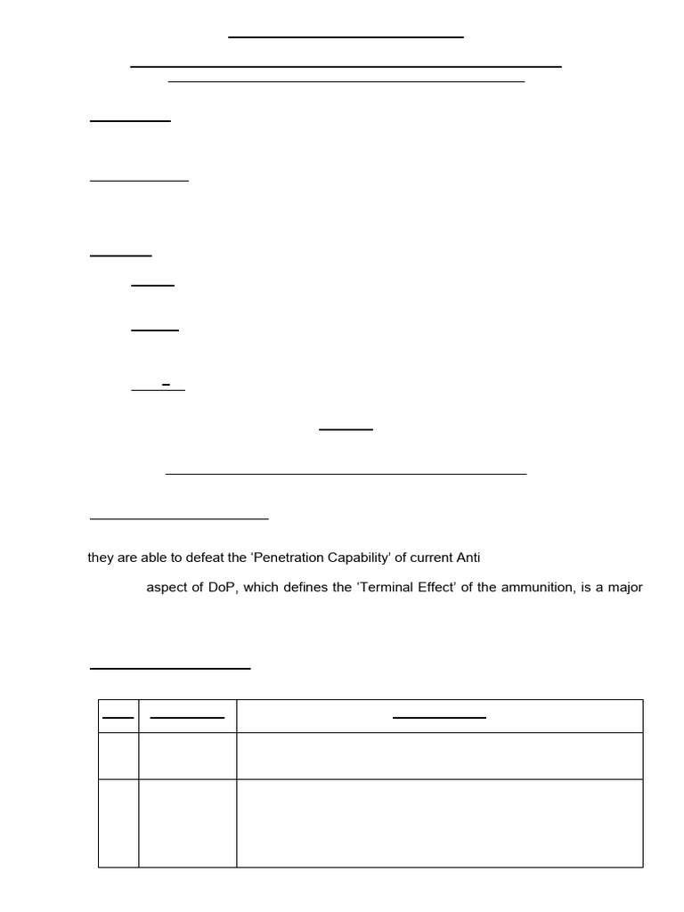 Manufacture of 125 MM Armour Piercing Fin Stabilised Discarding Sabot ...