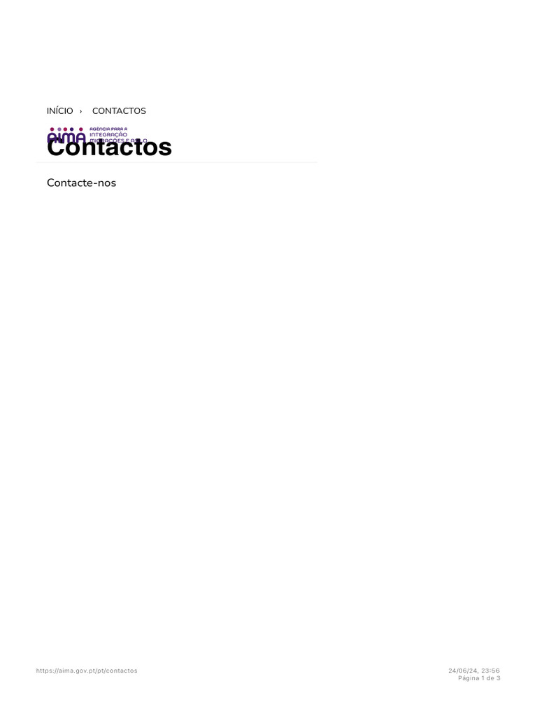 Contactos - AIMA | PDF