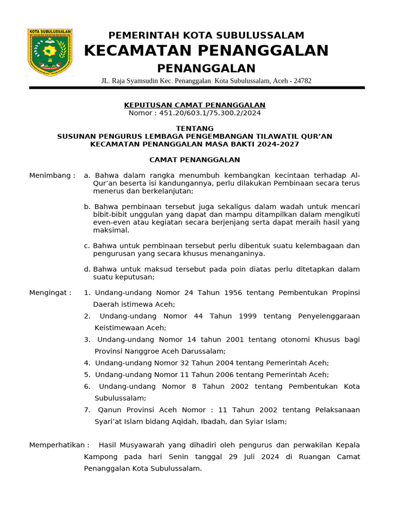 PENANGGALAN | PDF