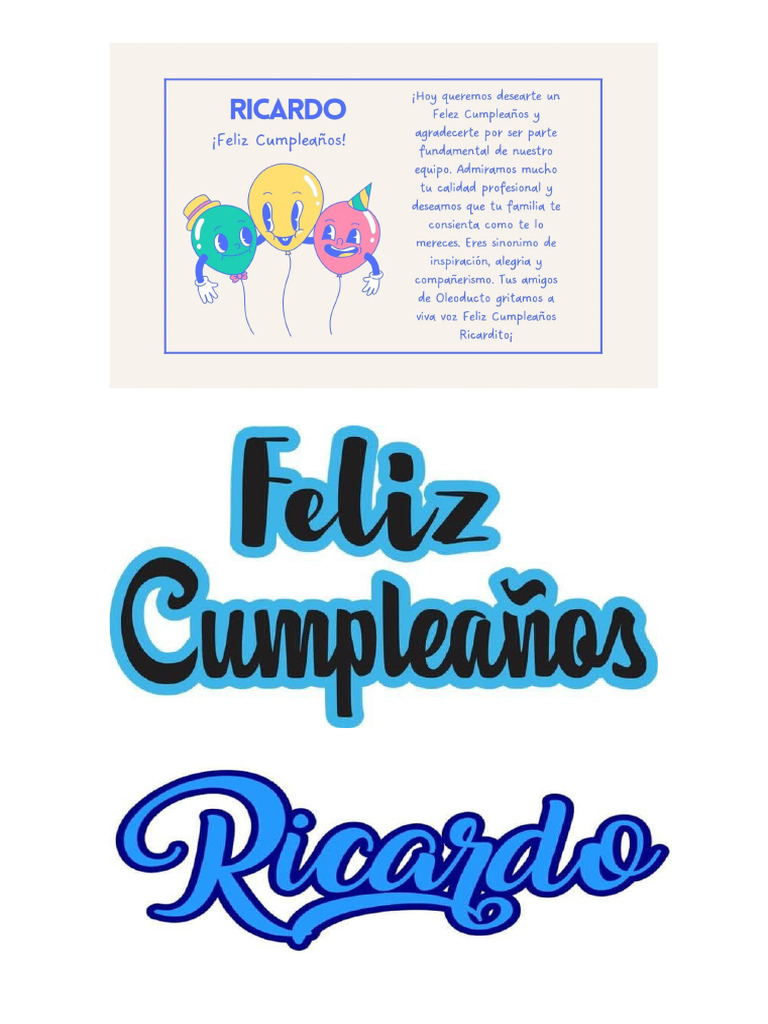 Cumple | PDF