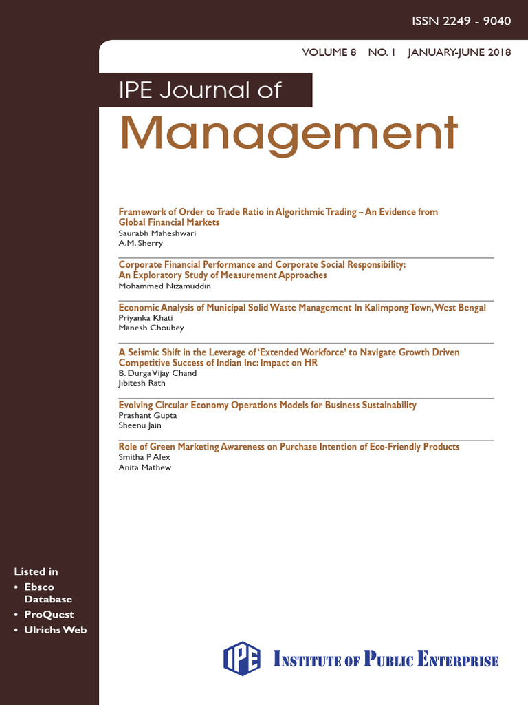 IPE JoM (Vol 8, No 1, Jan-Jun 2018) - FINAL | PDF