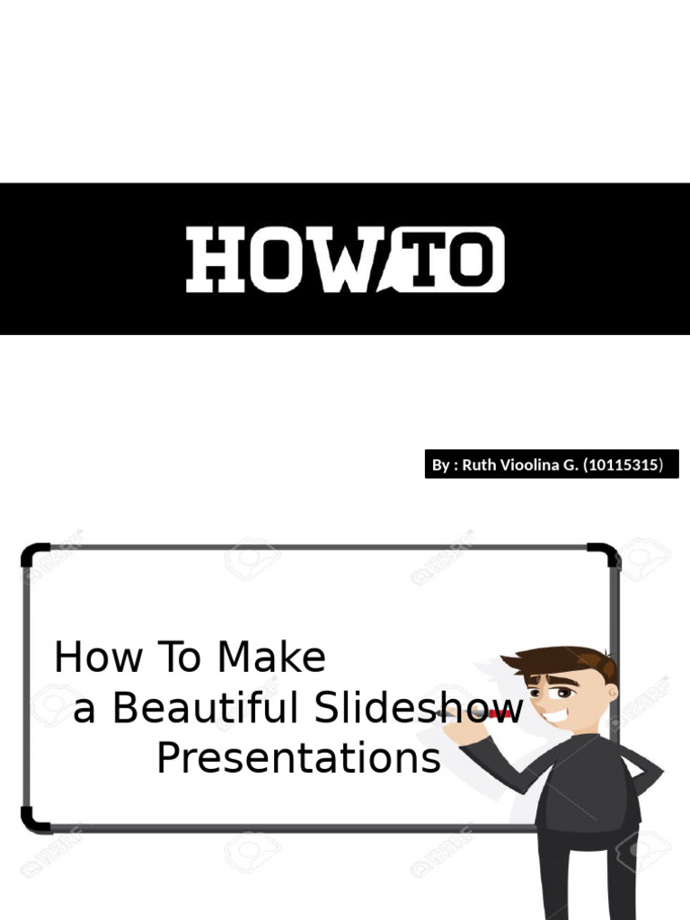 How To Make Beautiful Slideshow Presentation | PDF