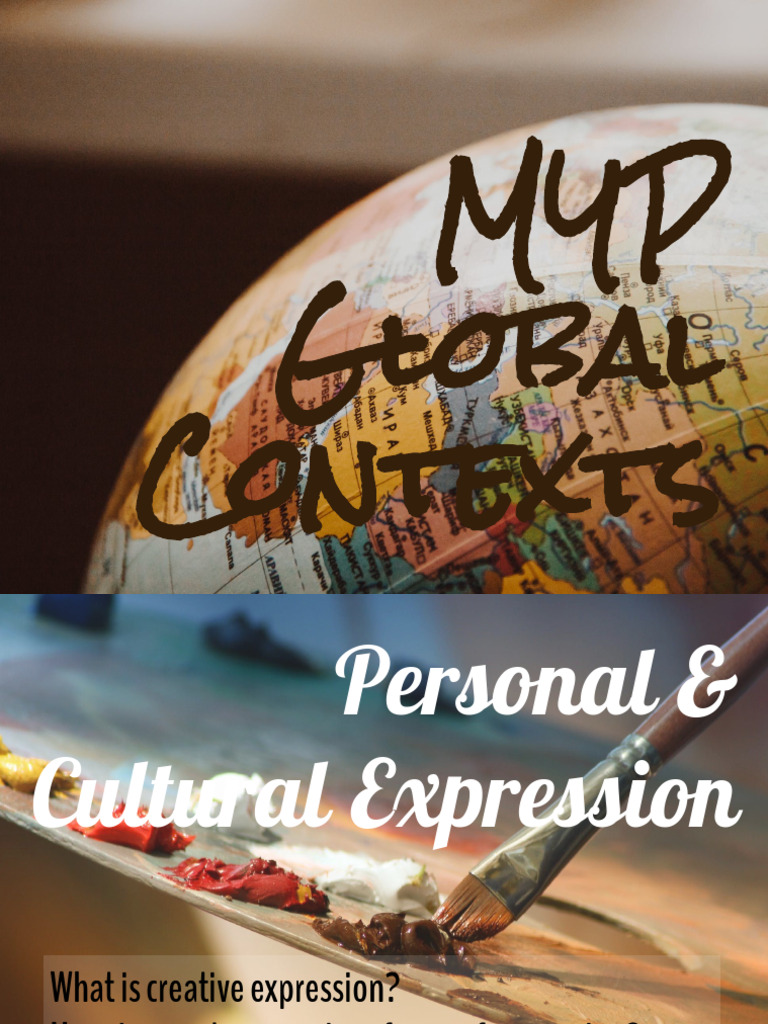 MYP Global Context Posters | PDF