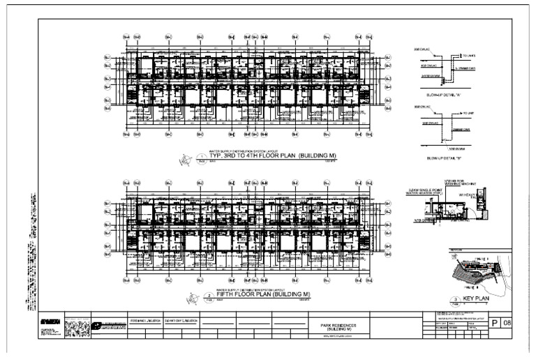 P-08 - Water System Layout BLDG.M - 101317-20x30 | PDF