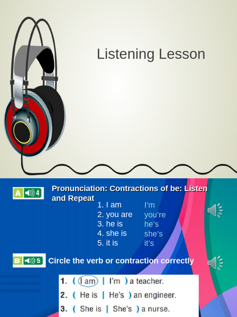 Unit 1 Listening Lesson | PDF