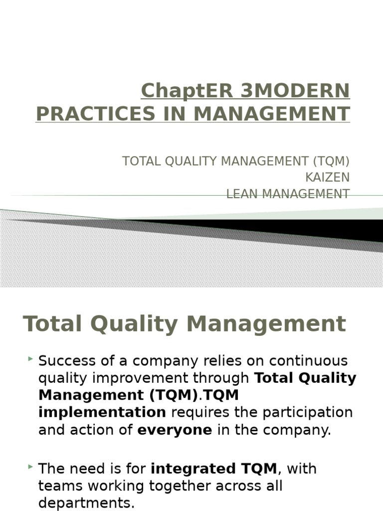 Modern Practices in Management | PDF