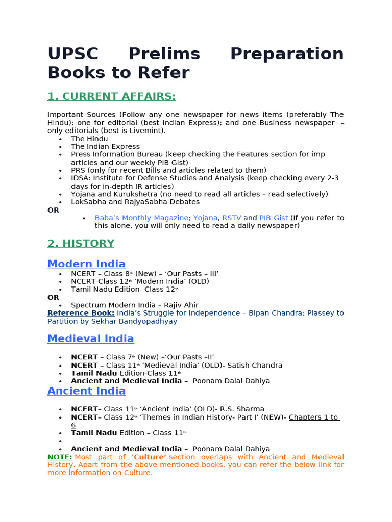 Prelims Syllabus | PDF