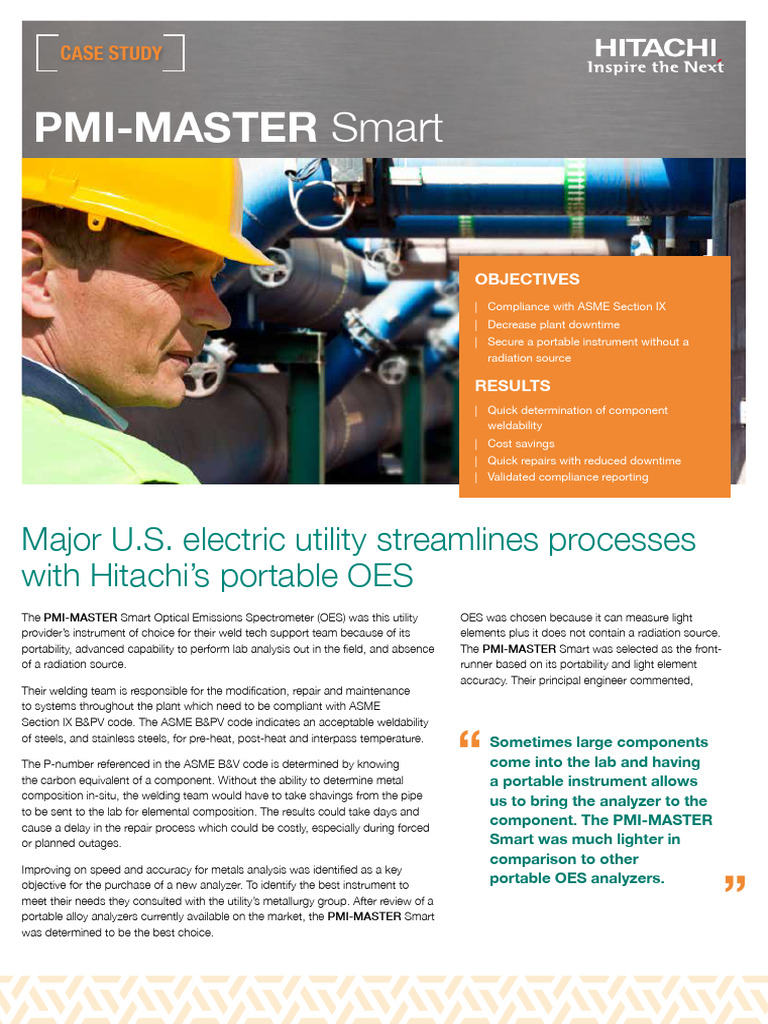 PMI Master Smart Case Study U.S. Electric Utility Streamlines Processes | PDF