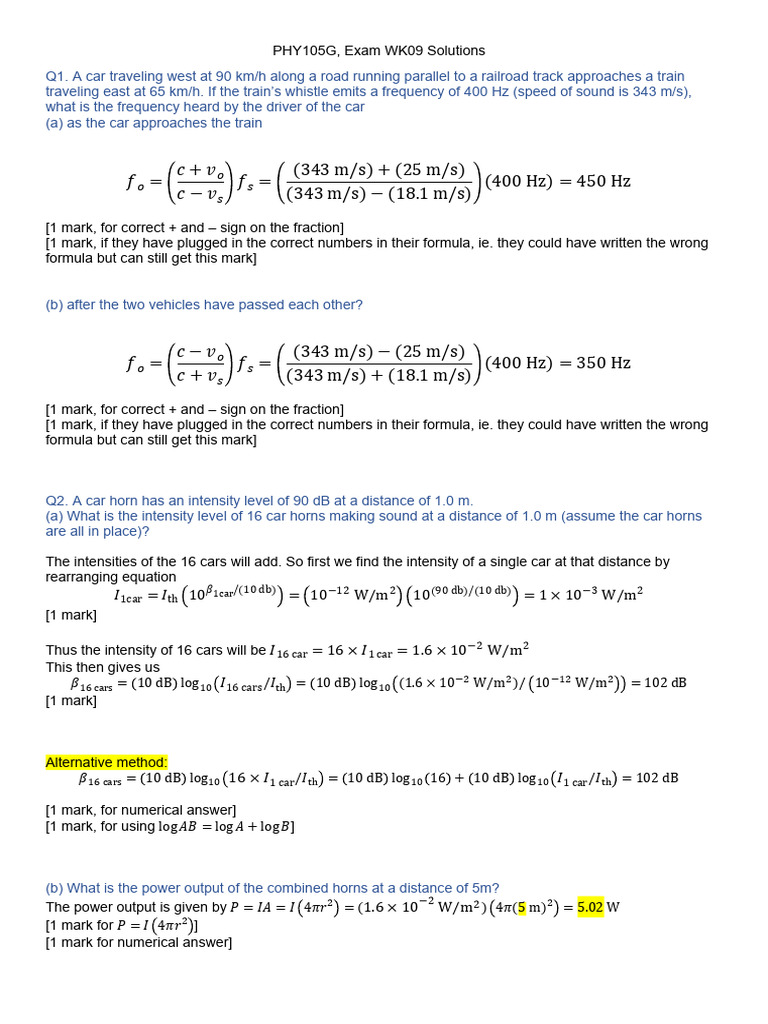 Solutions WK09 | PDF