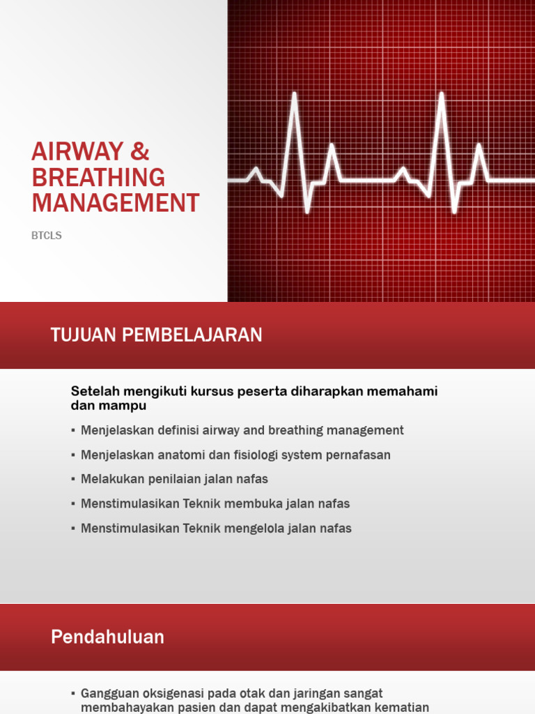 AIRWAY & BREATHING Adam Rev 1 | PDF | Respiratory System | Respiration
