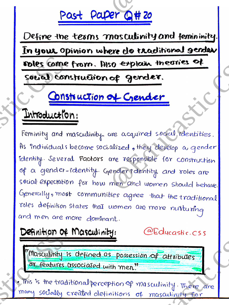 Past Paper Question #20 | PDF