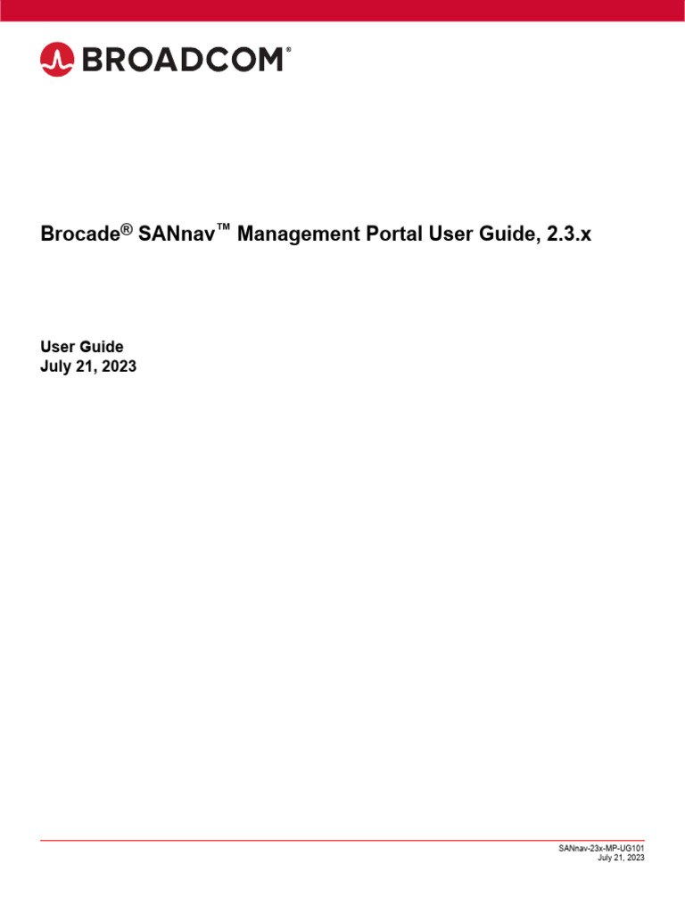 Sannav 2.3.x Management Portal User Guide PDF | PDF