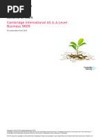 Cambridge AS & A Level Business Syllabus 2026-2028 | PDF | Marketing ...