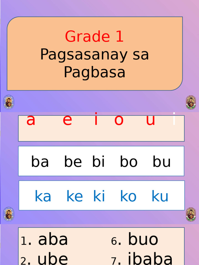 Pagsasanay Sa Pagbasa | PDF