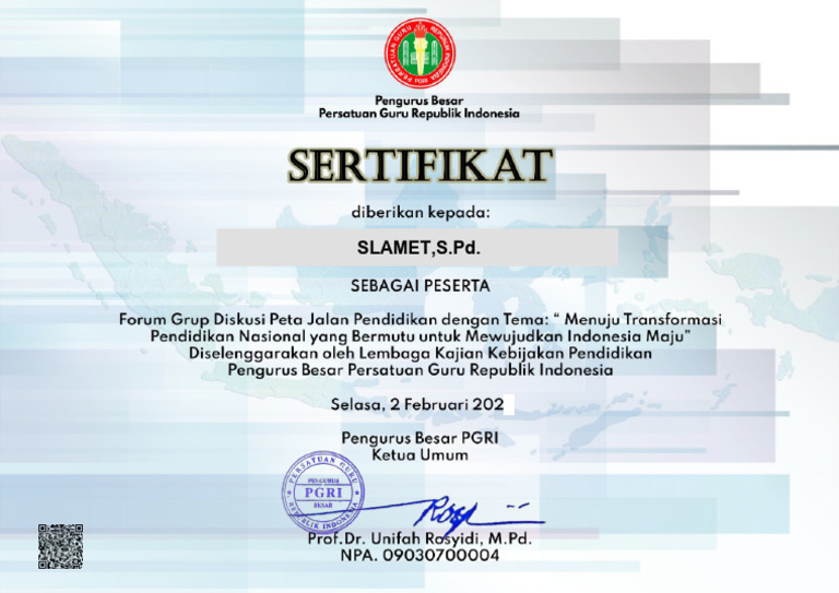 E-Sertifikat | PDF