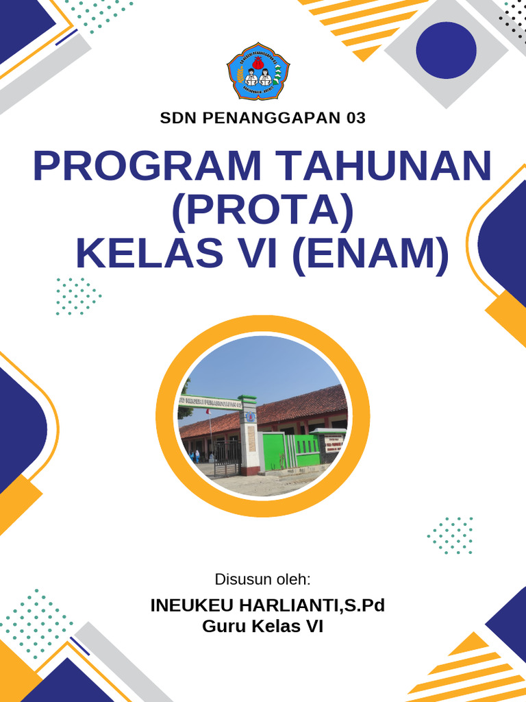Cover Prota & Prosem Kelas 6 | PDF | Foreign Language Studies | Wellness
