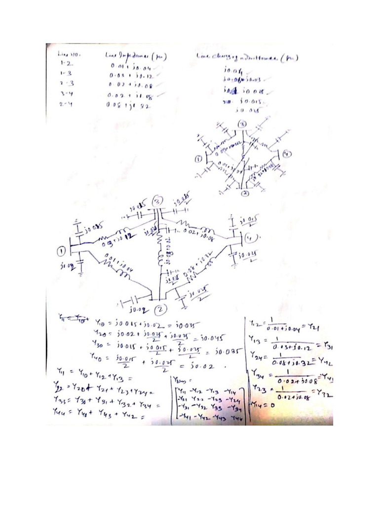 Admittance Matrix | PDF