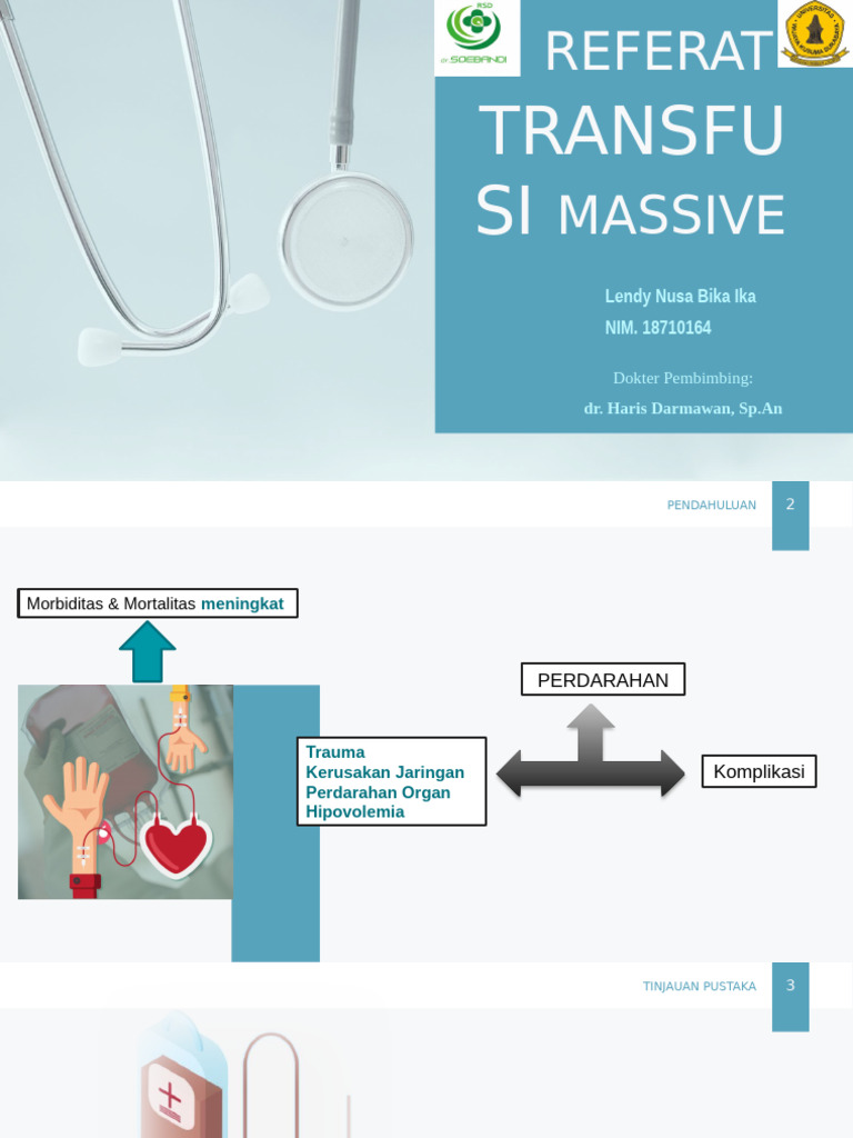 Transfusi Masif | PDF