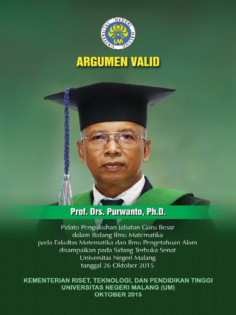 2015-Argumen-Valid - Prof-Drs-Purwanto-Ph.D | PDF