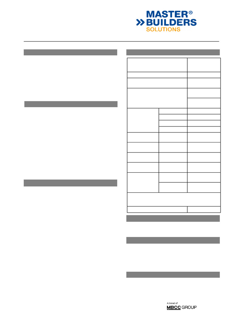BASF - MasterFlow - 928T v3 | PDF