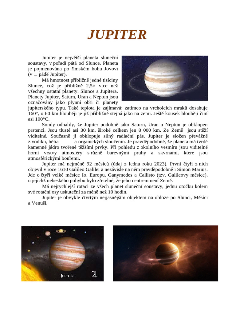Jupiter | PDF