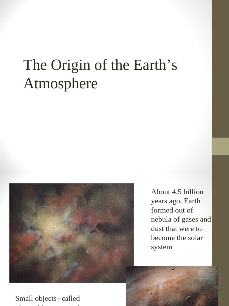 Origin of Atmosphere | PDF