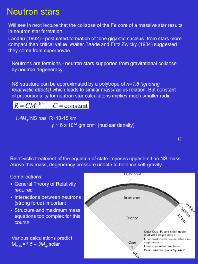 Neutron Stars and Pulsars | PDF