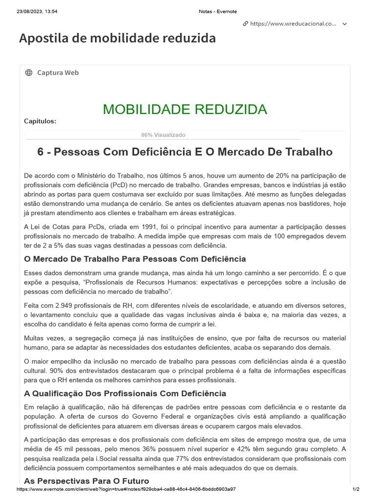 MOBILIDADE REDUZIDA 7 | PDF