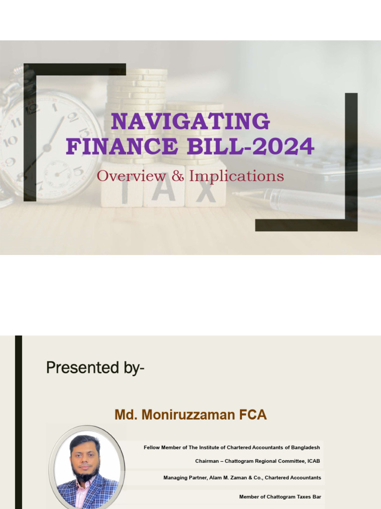 Finance Bill-2024. | PDF