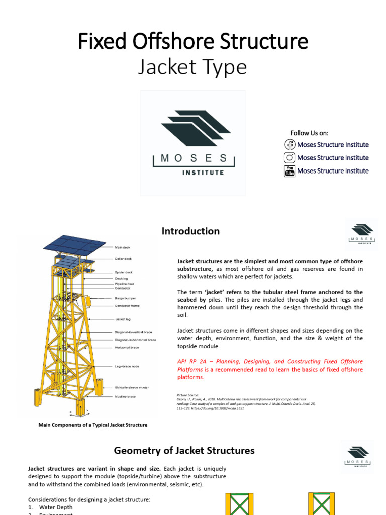 Jacket Structure 1721658109 | PDF | Deep Foundation | Offshore Wind Power