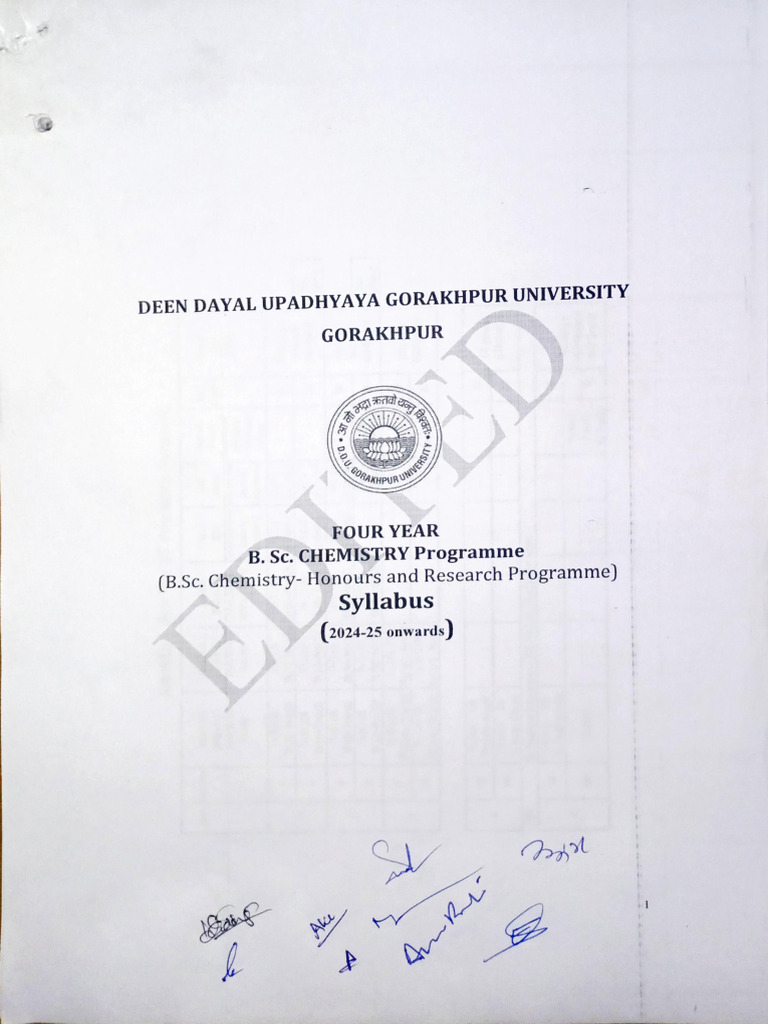 B.SC.V Year Chemistjjjjjjkjjdm | PDF