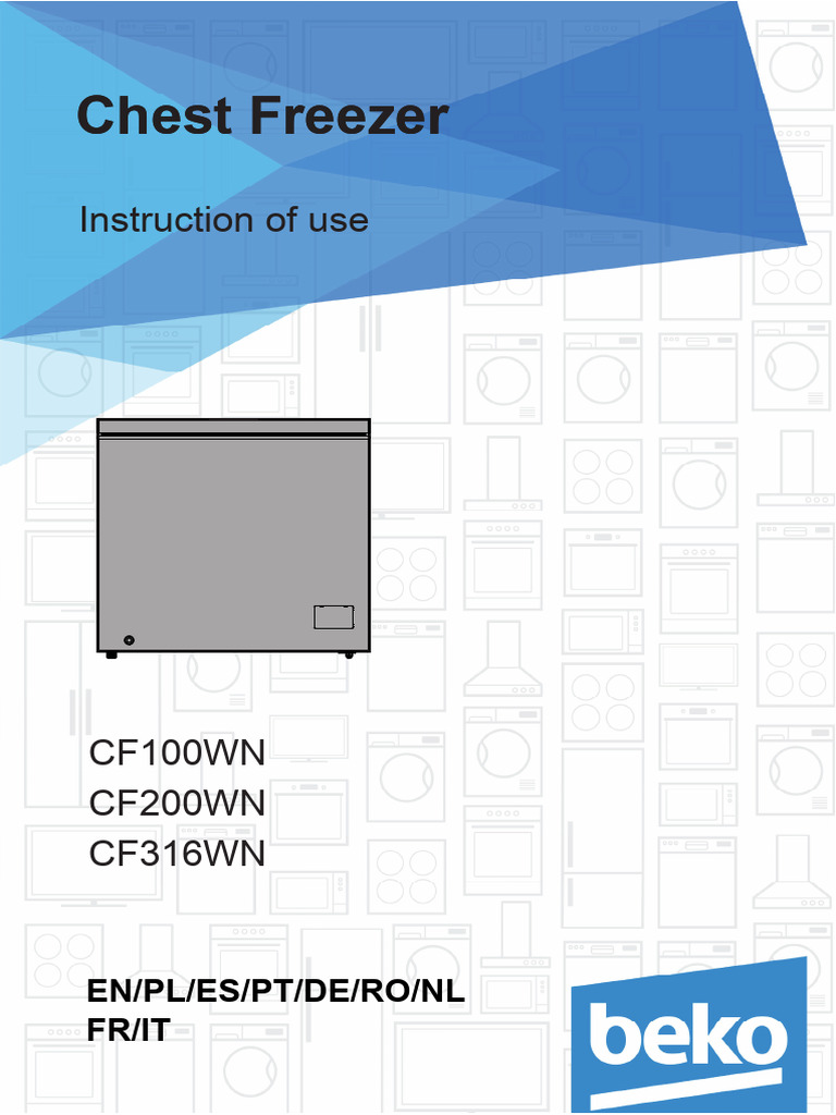 Chest Freezer CF100WN Manual | PDF | Supply Chain Management