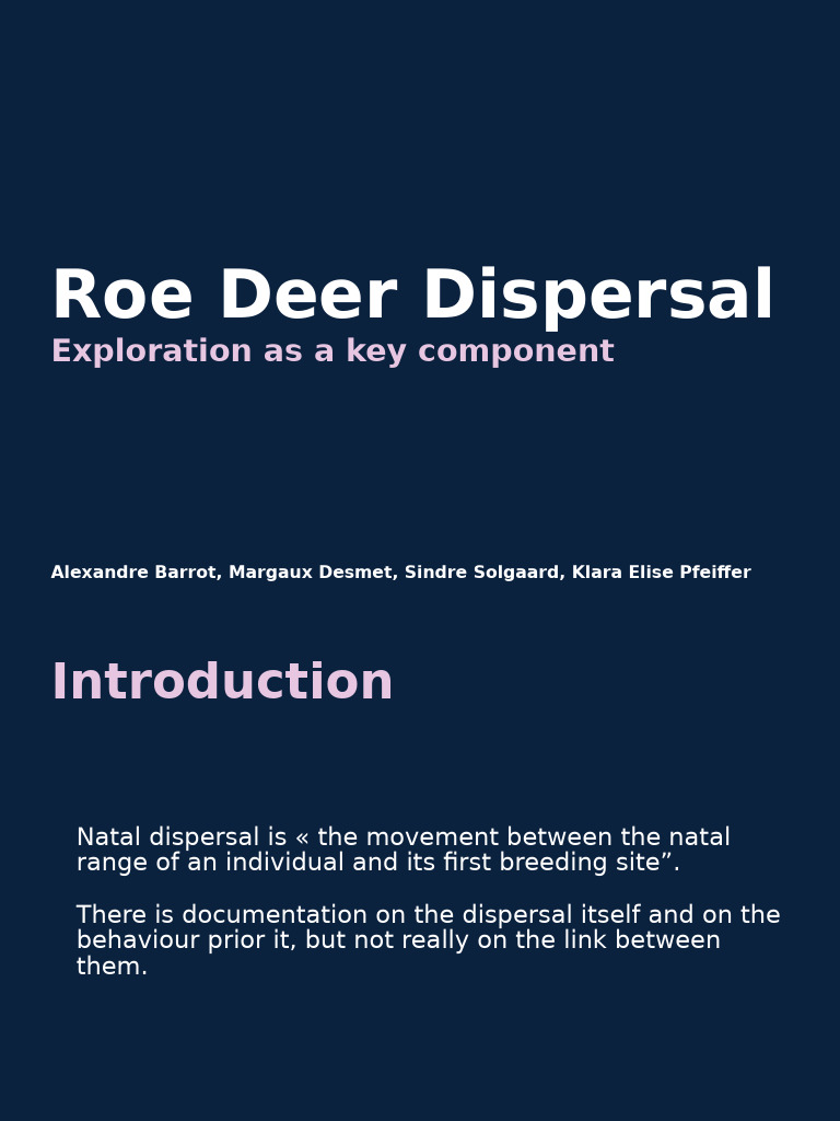 Roe Deer | PDF