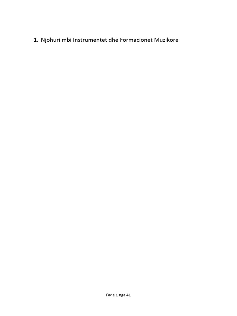 Instrumente Muzikore | PDF