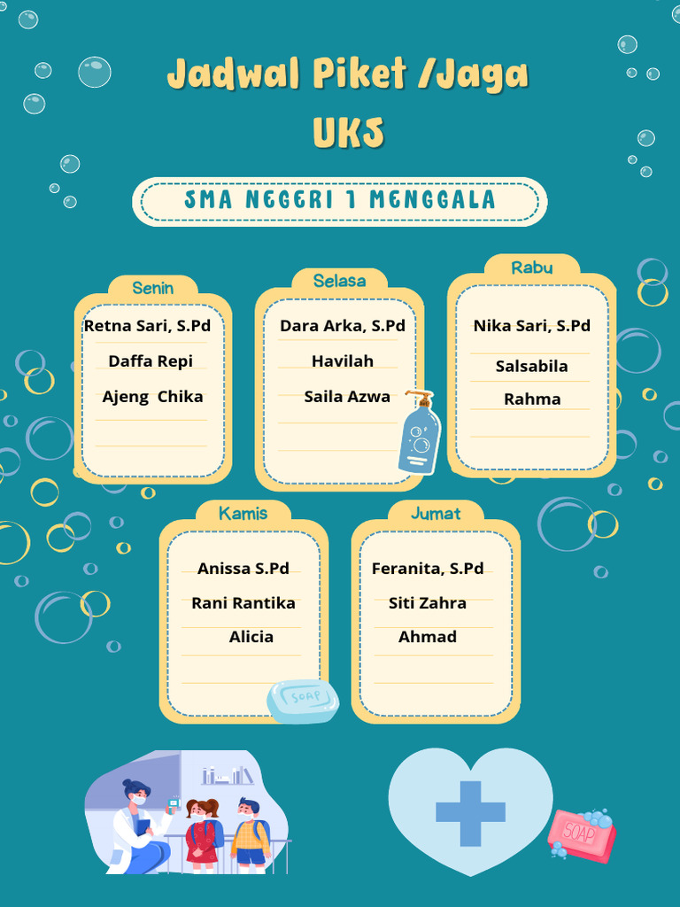 Jadwal Piket Jaga UKS | PDF