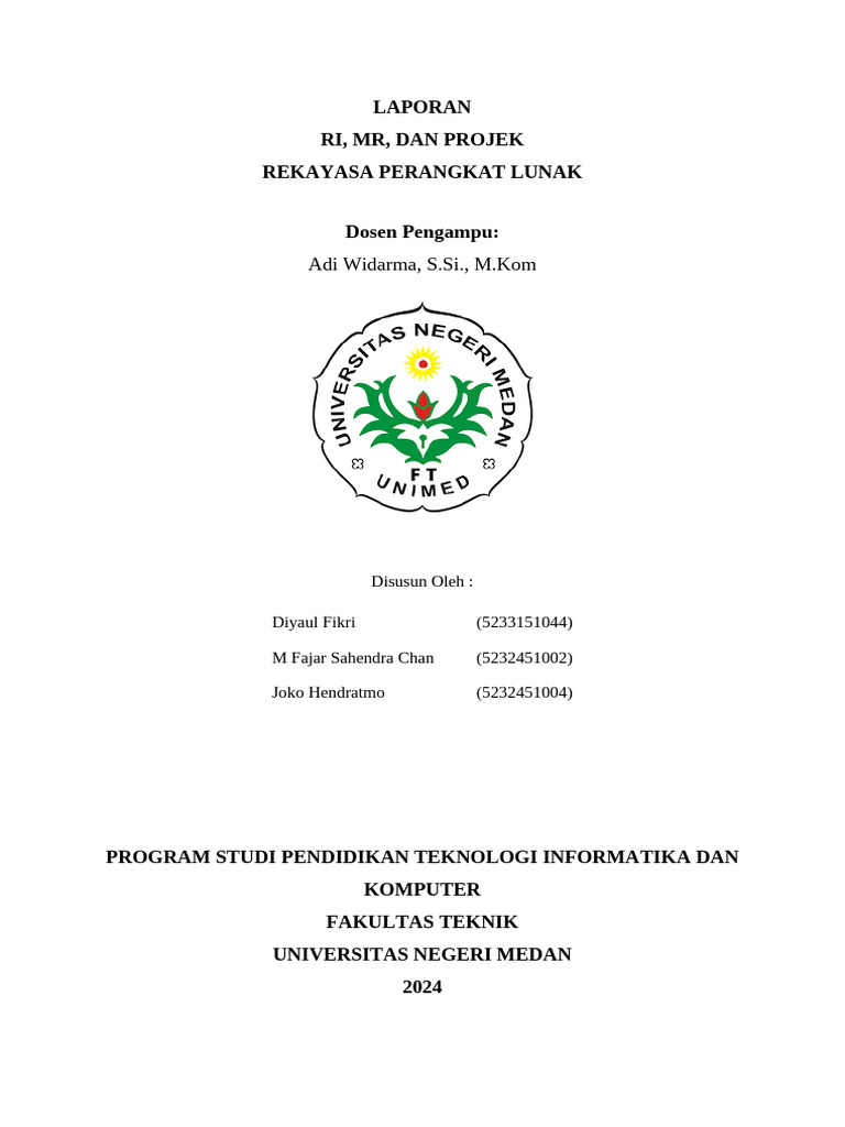 Laporan RPL | PDF