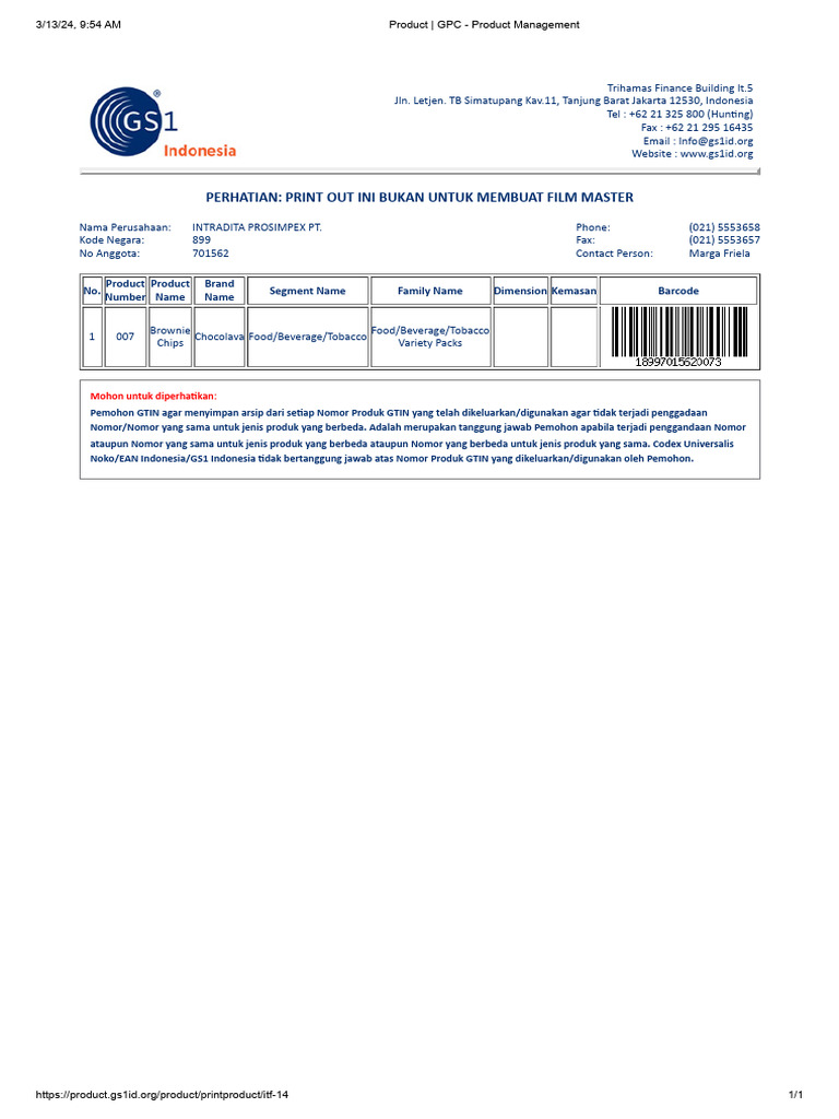 Barcode Karton | PDF