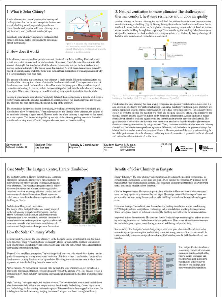 Solar chimney_Passive startegies | PDF