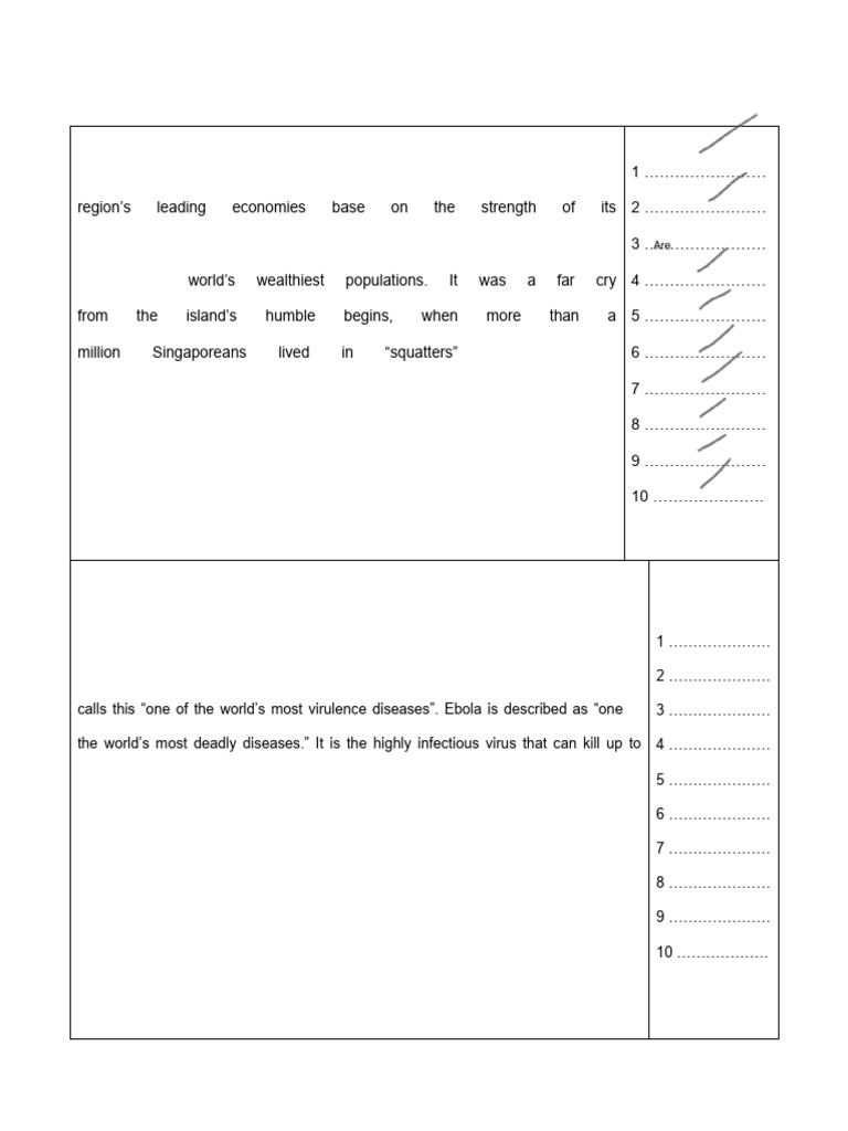 Editing Exercises 8 | PDF