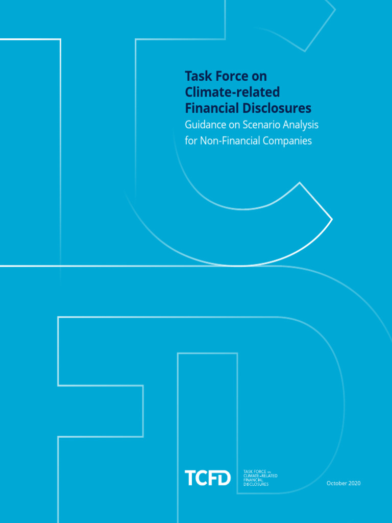 TCFD - Guidance Scenario Analysis Guidance 2020 | PDF