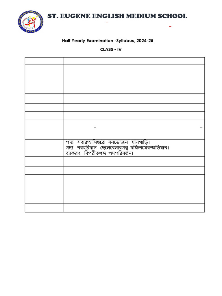 Class 4 Pdf