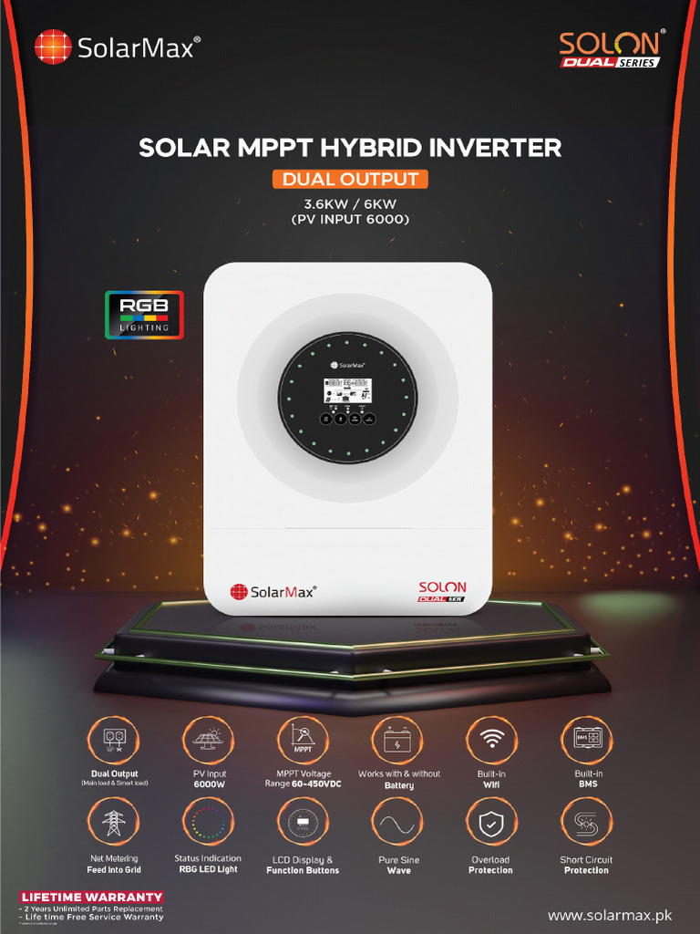 SolarMax Solon Dual 3.6 - 6KW | PDF
